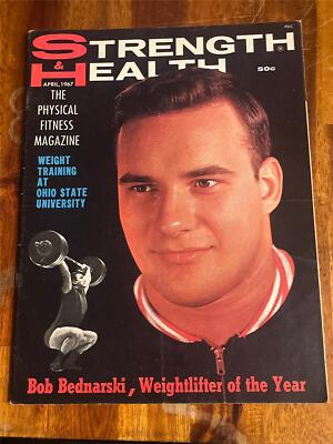 STRENGTH & HEALTH bodybuilding muscle magazine Weightlifter BOB ...