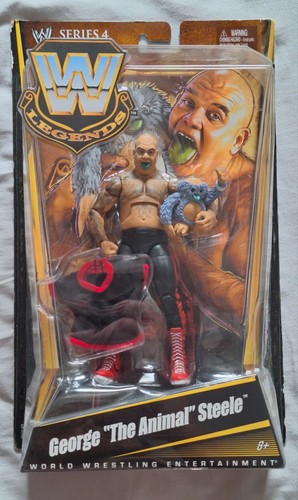 WWE Legends Series 4 George The Animal Steele Action Figure 2010 Mattel ...