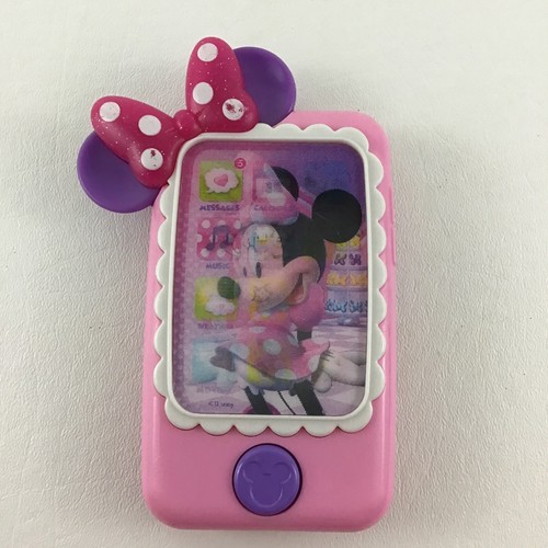 Disney Jr Minnie Mouse Happy Helpers Lights Sounds Why Hello Cell Phone ...