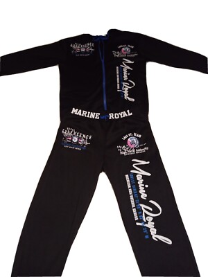 MARINE ROYAL TRACK SUITS/JUMP SUITS/SWEAT SUITS/DANCE SUITS w/ Fleece ...