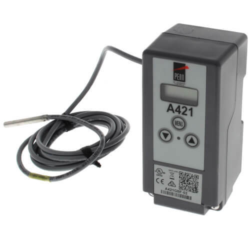 Johnson Controls A421gbf-02c Electronic Temperature Control 24vac SPDT ...