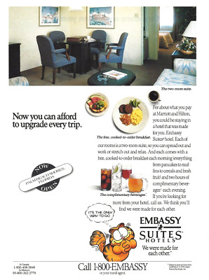 1991 Embassy Suites Hotel Garfield Palm Beach Shores vtg Print AD ...
