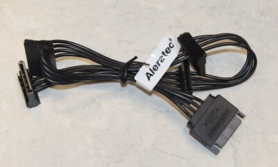 Aleratec 4 Way SATA Hard Drive SSD Power Splitter Cable 16" Long | eBay