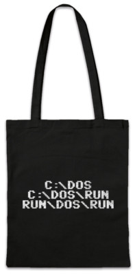 Run Dos Run Shopper Shopping Bag Fun Nerd Computer Science Scientist ...