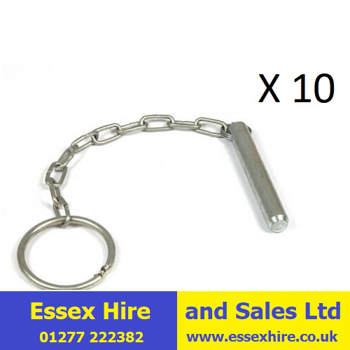 10 X NEW ACROW PROP REPLACEMENT PINS BUILDING ACRO SUPPORT PER 10 ESSEX ...