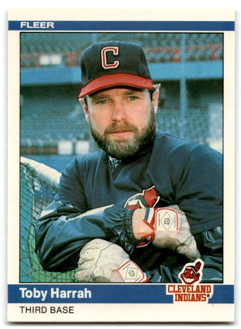 1984 Fleer Toby Harrah Cleveland Indians #544 | eBay