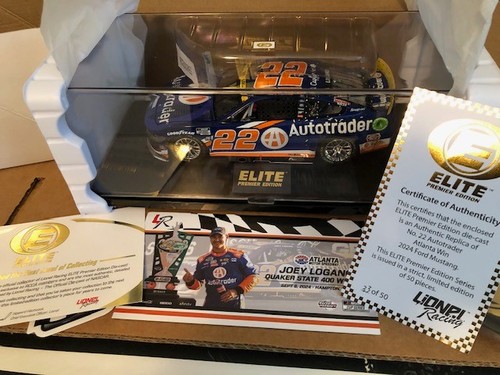 Joey Logano ELITE PREMIER Quaker State Winner #33 of 50 (BNIB) 1/24 ...