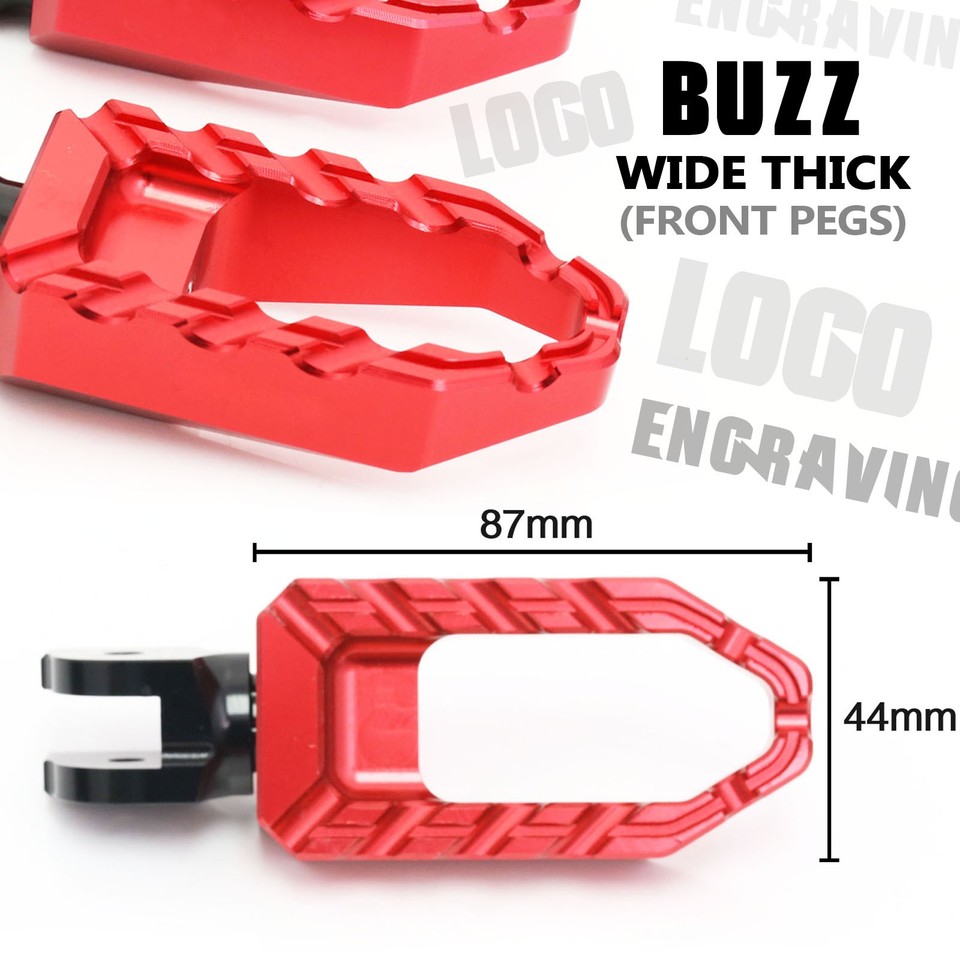 For Triumph Tiger 800 ABS 11-17 16 15 Motorcycle Wide Rider Footpegs ...