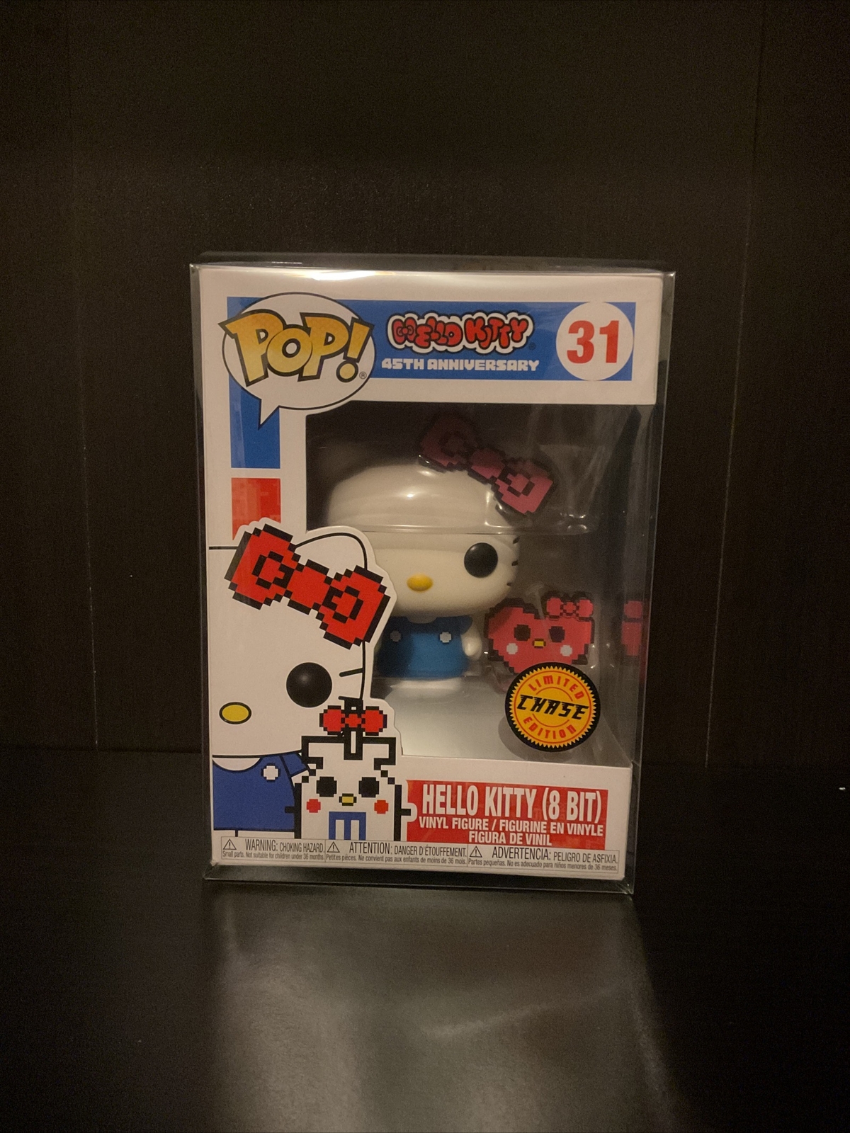 Funko POP! - Hello Kitty 45th Anniversary - Hello Kitty (8 Bit) Chase ...
