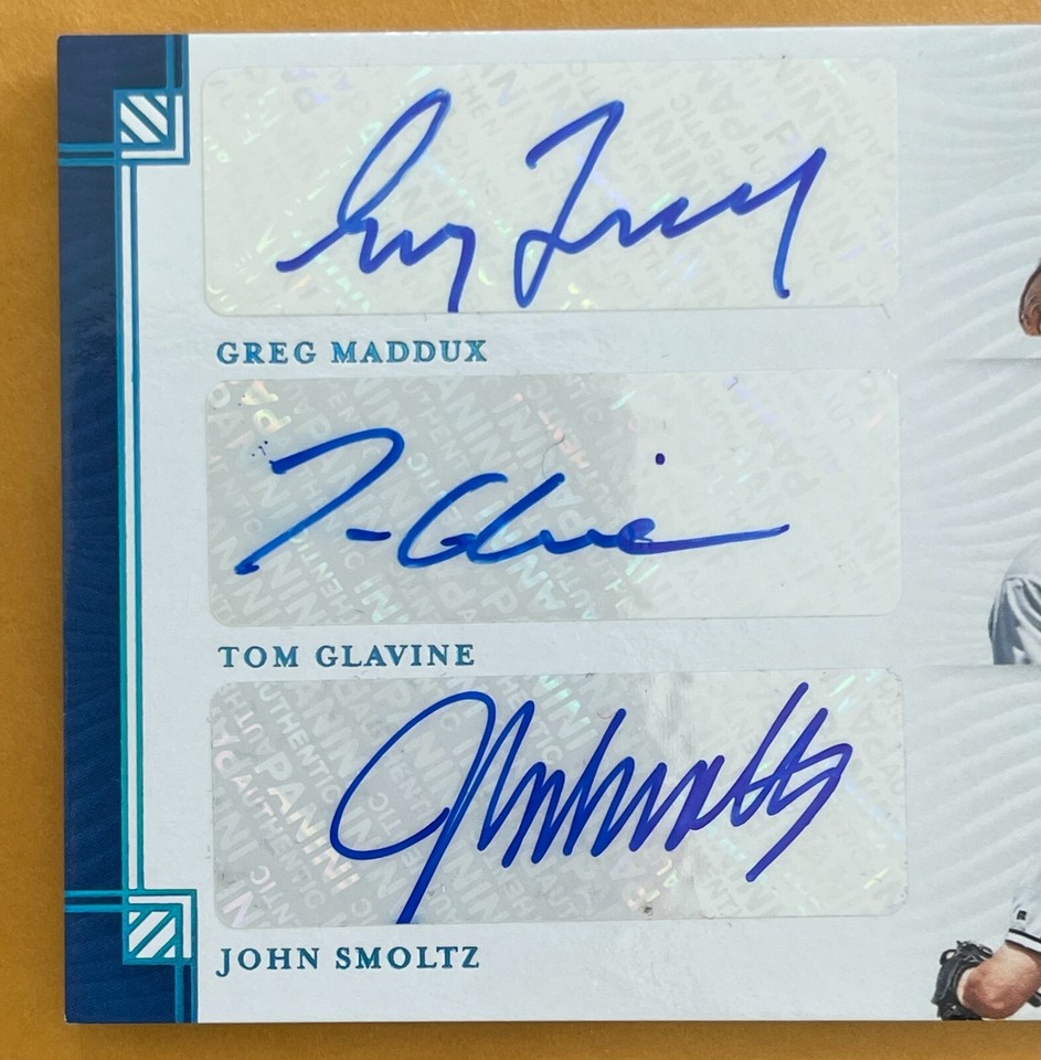 2019 National Treasures Franchise Lineups 9 Auto Booklet 1/1 Atlanta ...