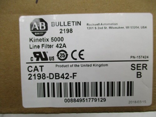 BRAND NEW ALLEN BRADLEY 2198-DB42-F SER. B 480VAC 42A NSMP FREE SHIP ...