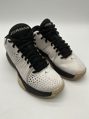 Nike Air Jordan 5 AM Basketball Shoes Men Size 10 White Black Leather ...
