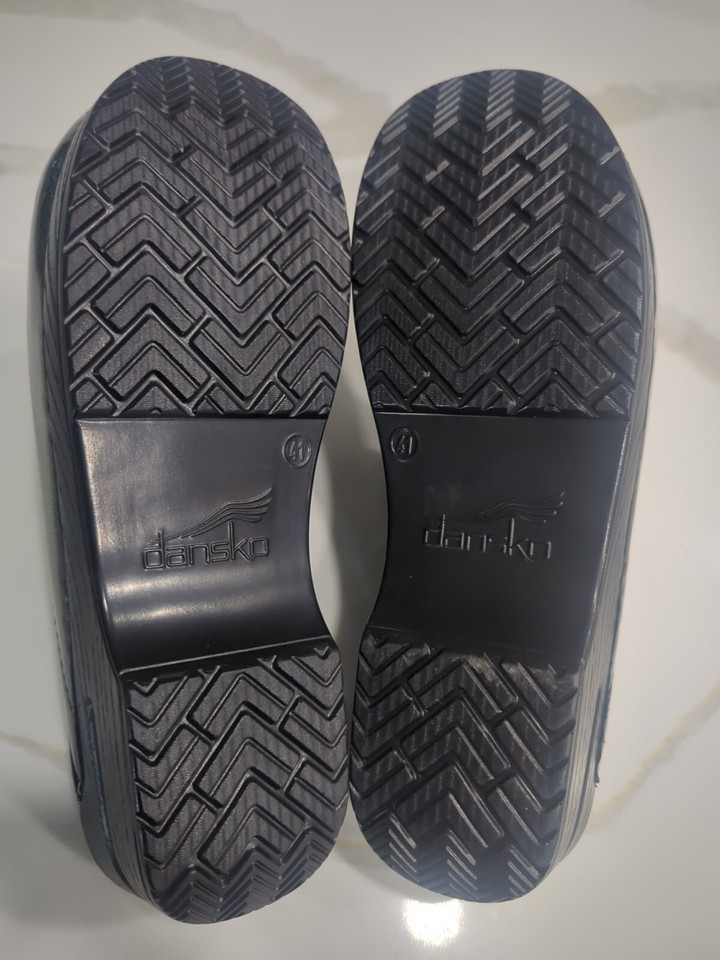 Dansko Black Prism Sparkle Clogs SIZE 41 New NO BOX Ships Free ...