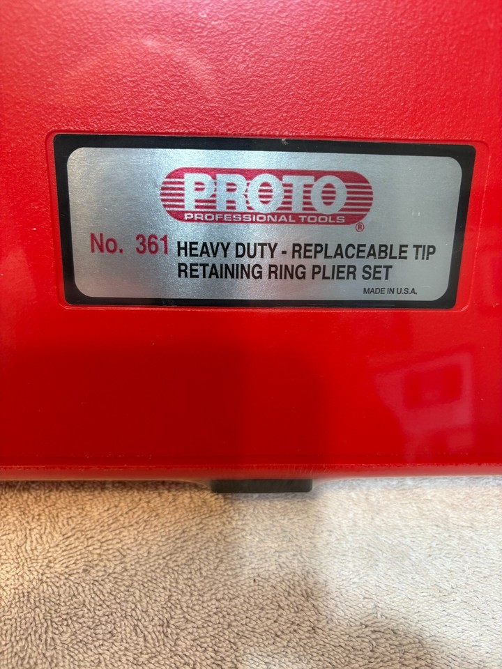 PROTO PROFESSIONAL TOOLS No.361 HEAVY DUTY REPLACEMENT TIP RETAINING ...