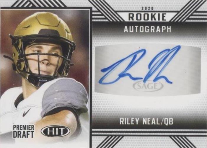 2020 Sage Hit - Rookie Autographs Riley Neal #A29 (AU, RC) for sale ...