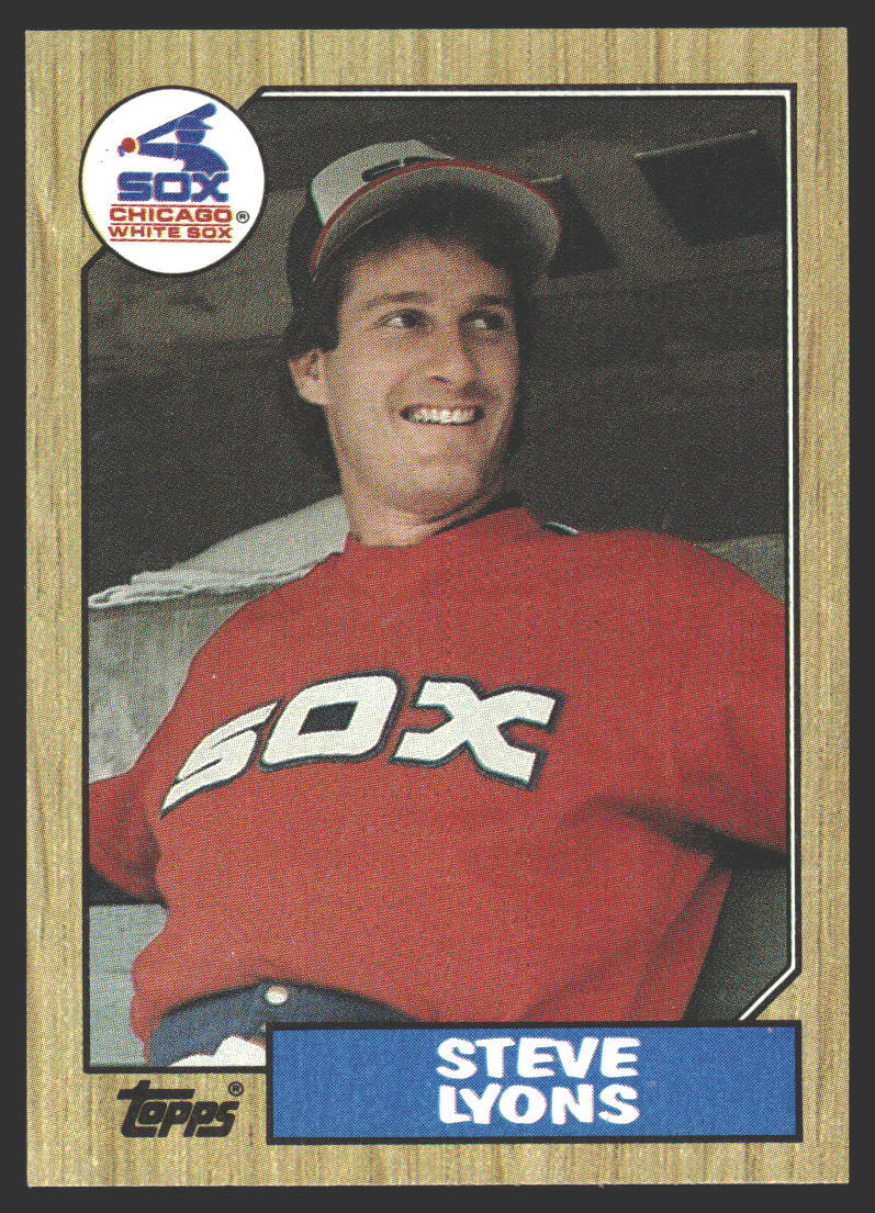 Steve Lyons #511 1987 Topps Chicago White Sox | eBay