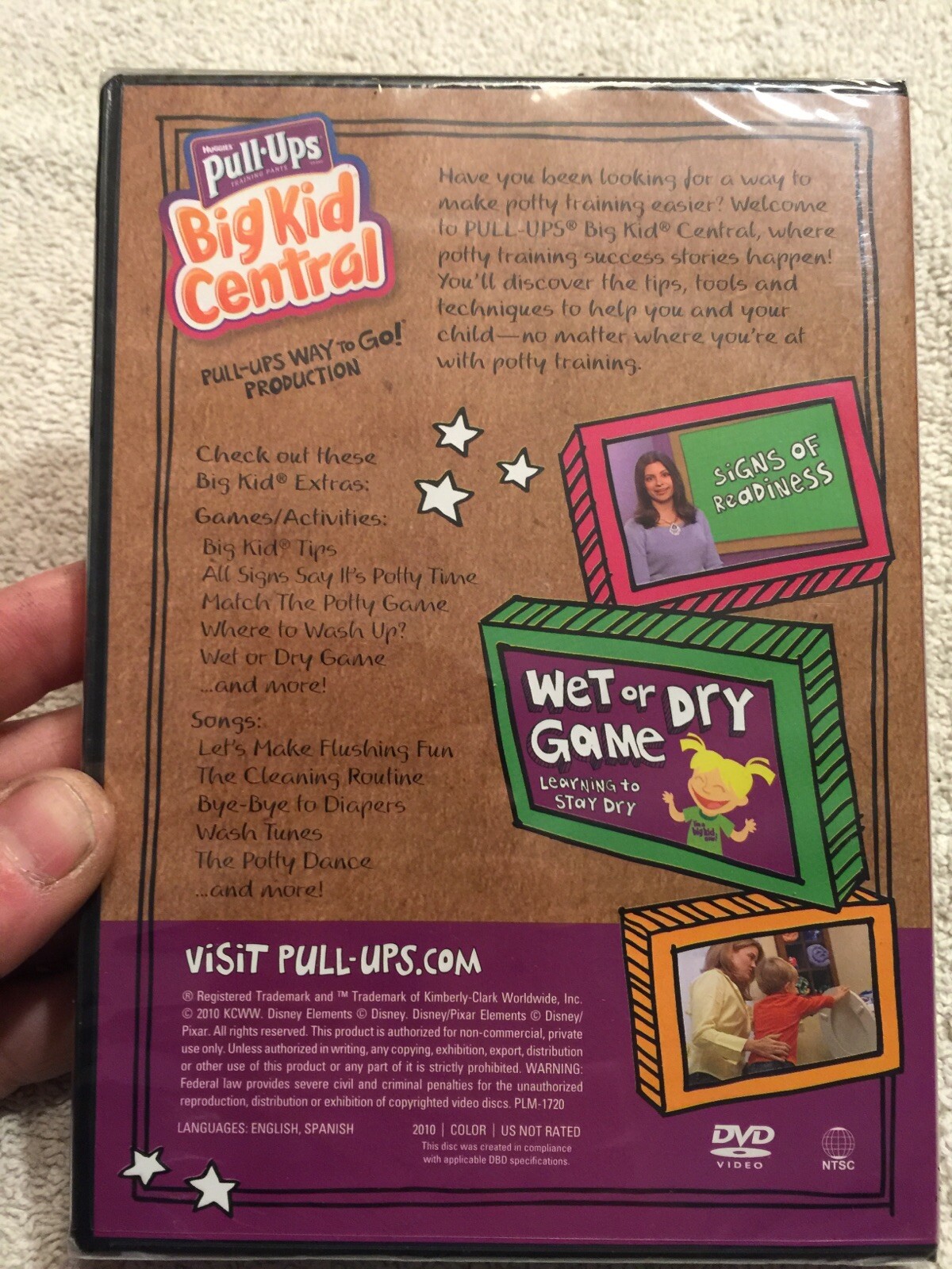 Pull-Ups Big Kid Central: Potty Training Success (DVD, 2009) NEW | eBay