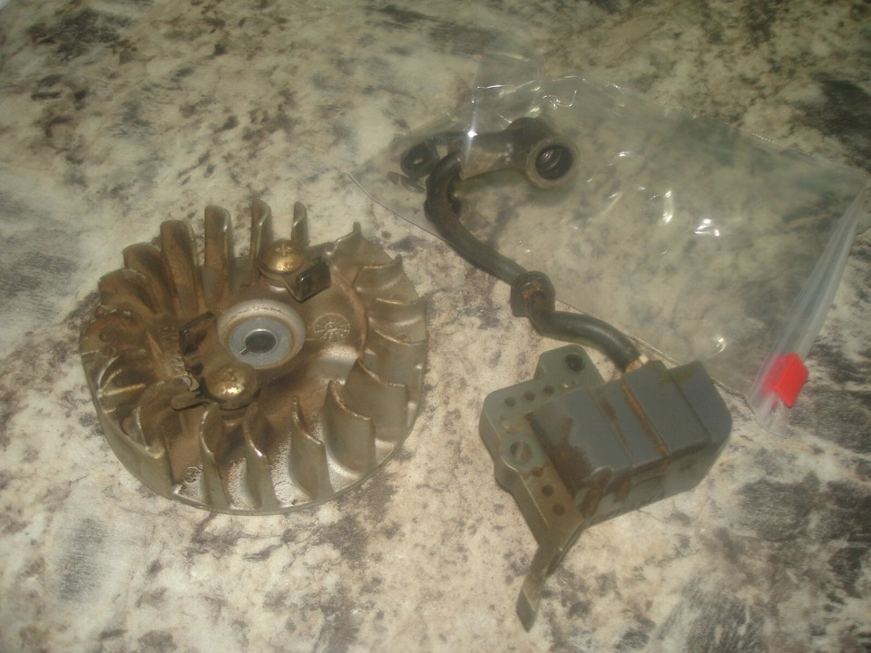 Echo cs-301 coil and flywheel chainsaw part bin 529 | eBay