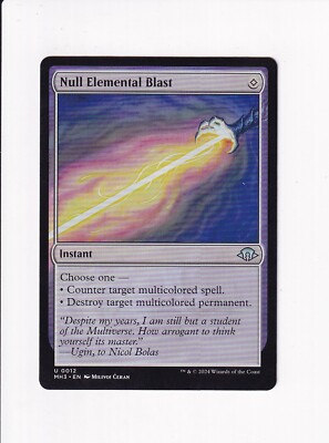 MAGIC THE GATHERING MTG MODERN HORIZONS III MH3 NULL ELEMENTAL BLAST | eBay