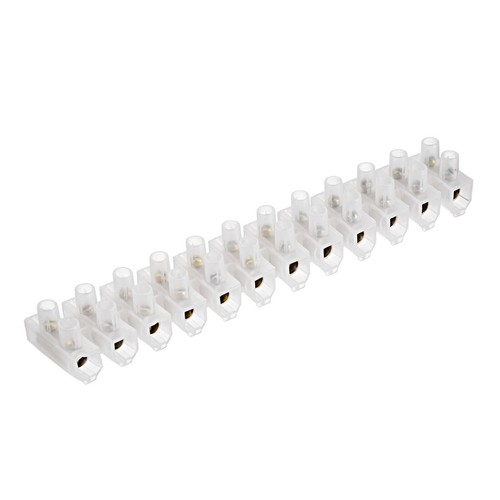 60A 12 Position Double Row Terminal Block Barrier Cable Connector Type ...
