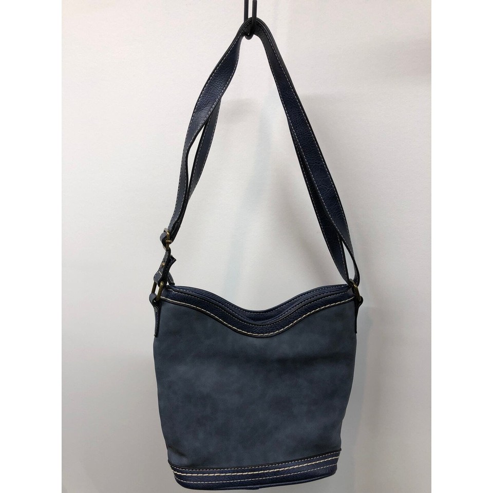 BOC Crossbody Shoulder Bag Purse Blue Born Concept Faux Leather | eBay