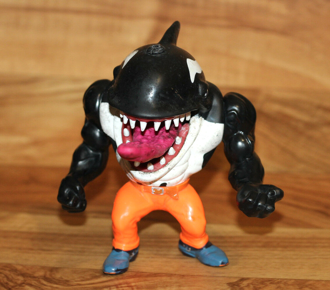 Street Sharks Moby Lick the Orca 1995 Mattel Action Figur Figur | eBay