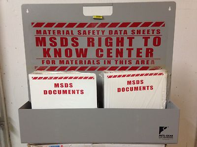 Safety Signage - Msds
