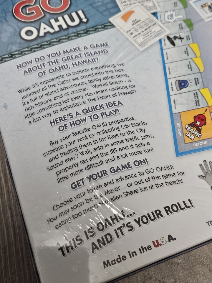 Oahu Opoly Hawaii Monopoly Board Game Limited Edition - New Sealed! | eBay