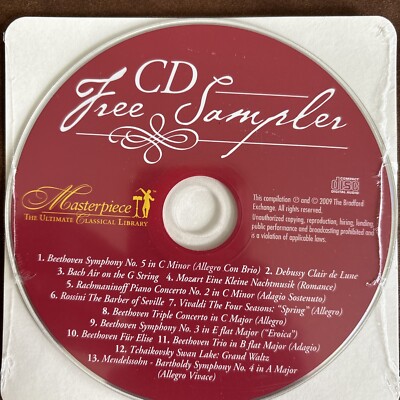 Masterpiece The Ultimate Classical Library Sampler (Brand New CD, 2009 ...