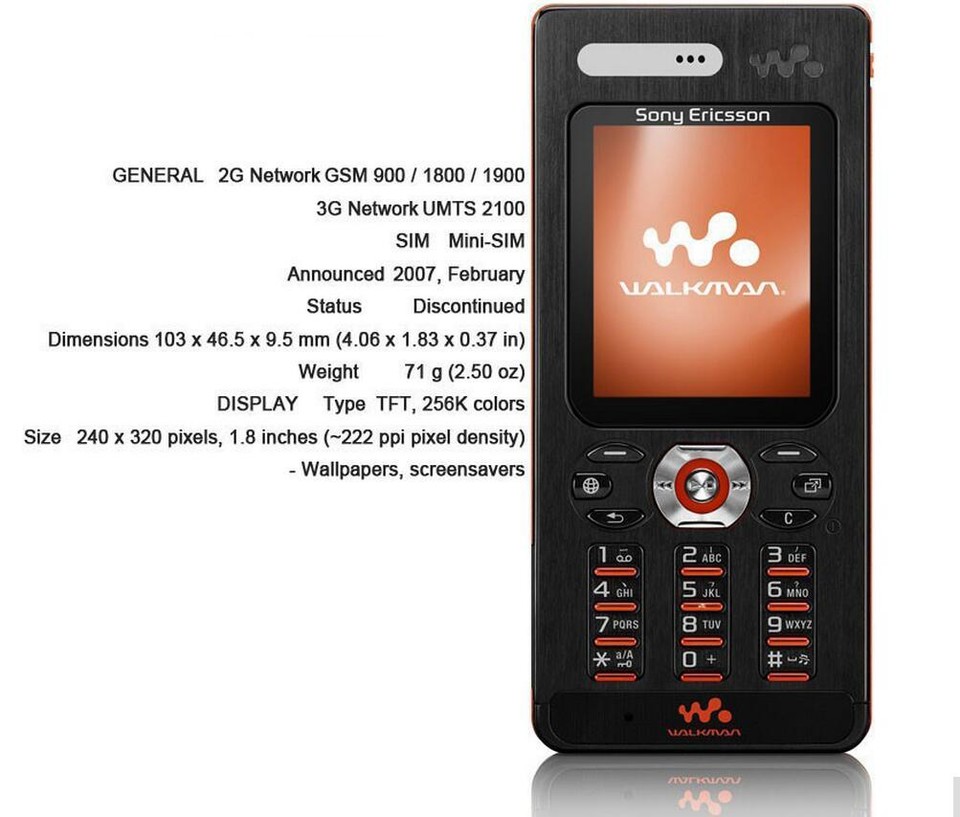 Original Unlocked Sony Ericsson w880 w880i Mobile Phone 3G Bluetooth ...