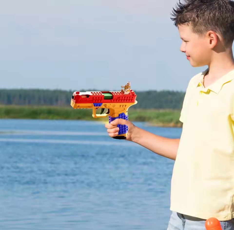 DIY Pistol Building Blocks Set Toy Blasters Assembling Building Toys ...