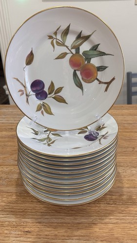 Royal Worcester Evesham Gold 10" Dinner Plate Porcelain | eBay