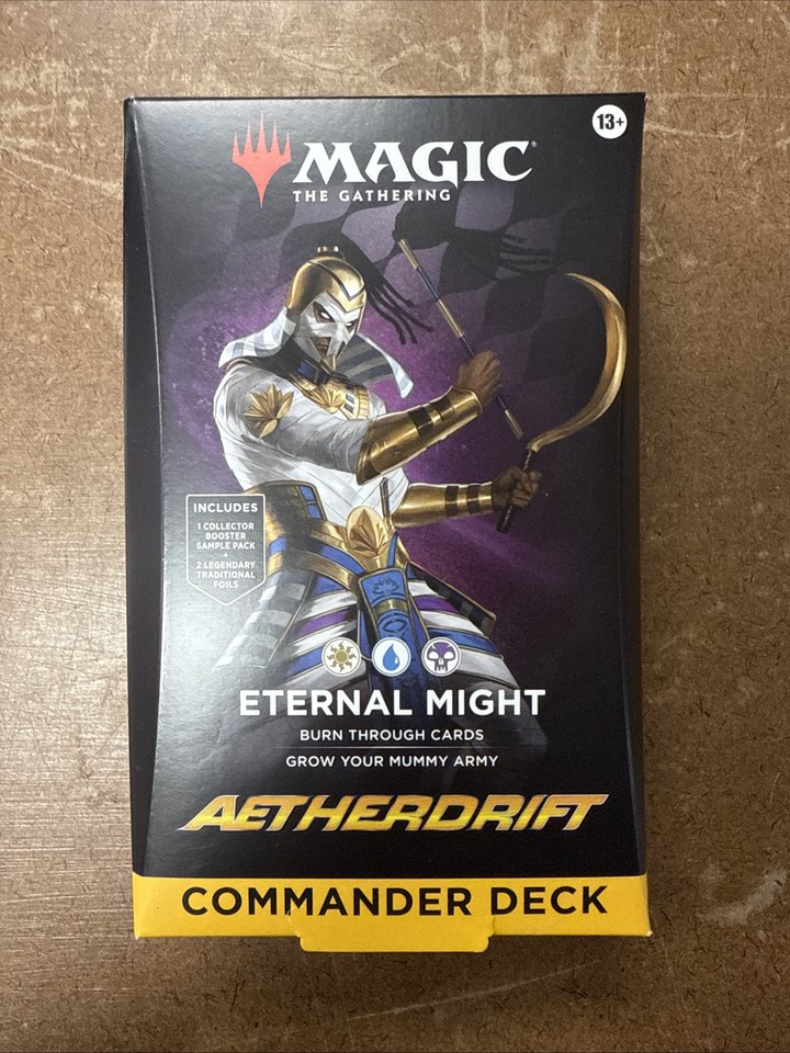 Magic The Gathering Aetherdrift Eternal Might Commander Deck Sealed | eBay
