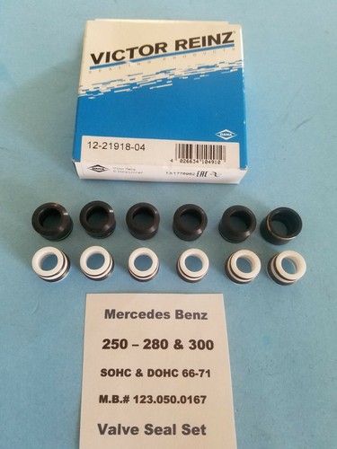 Mercedes Benz M110 2.8 Engine Valve Seal Set - 250,250C, 280, 280C ...