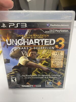 Uncharted 3 Drake's Deception Game of the Year Edition NFR PS3 NEW ...