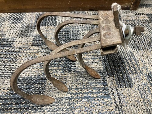Vintage Push Plow Cultivator CLAW Head Walking Weeder Old Farm Garden ...