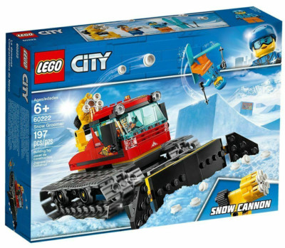 60222 SNOW GROOMER lego legos city town kit set plow truck skier ...