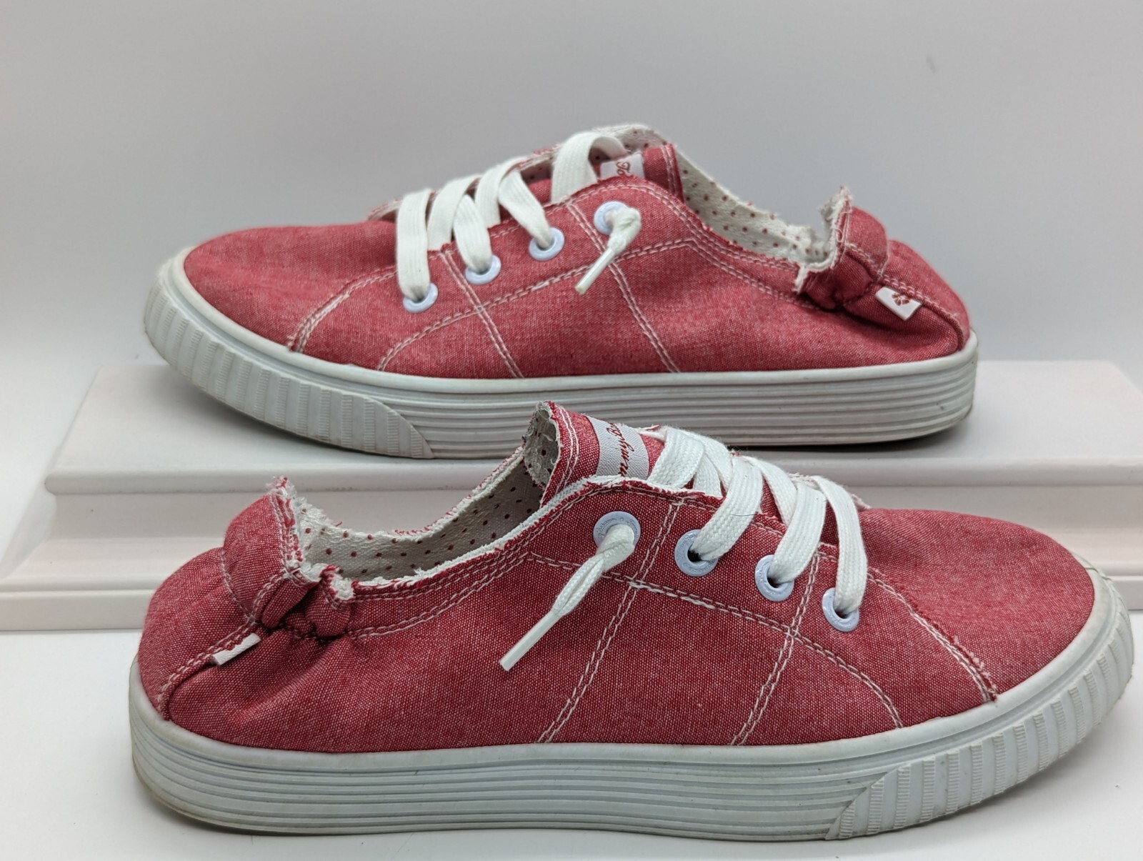 Tommy Bahamas Shoes Womens 9 Canvas Sneaker Shoreline Beach Comfy Red ...
