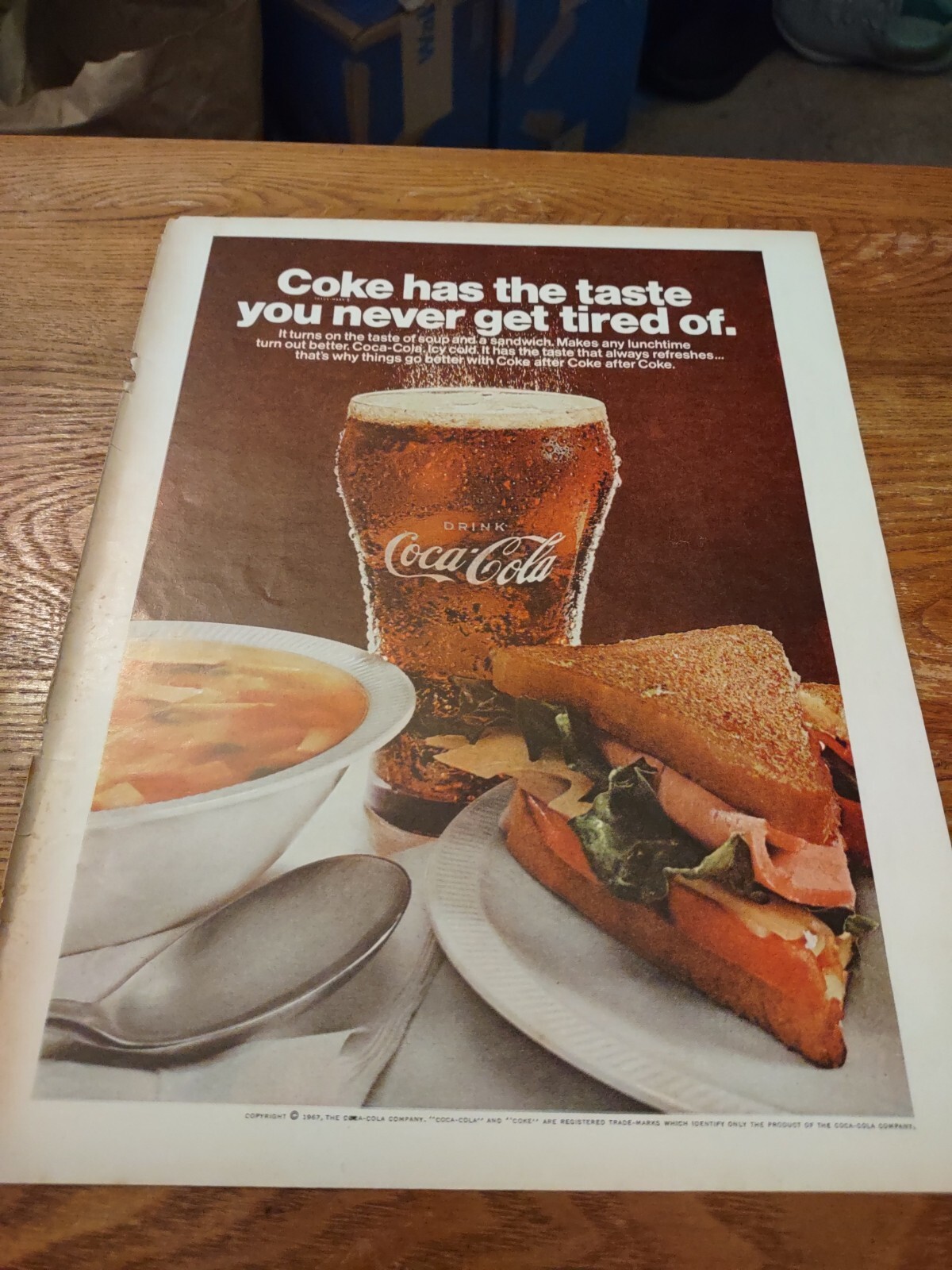 1966 Coke Has The Taste You Love Magazine Ad | eBay