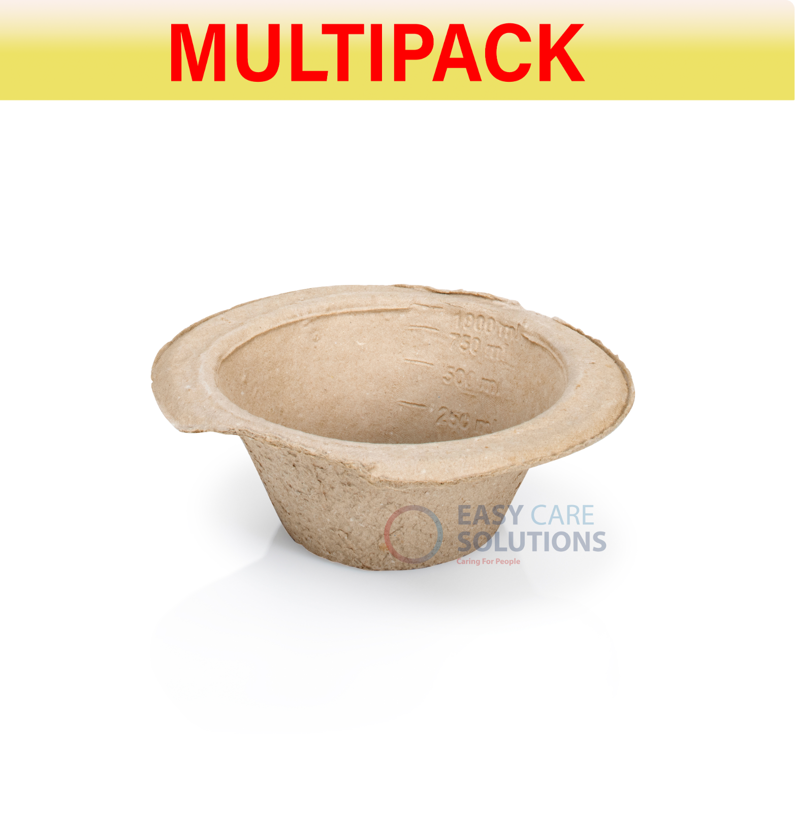 Disposable Pulp General Purpose Vomit Bowl Sick Urine - 1 Litre - Qty ...