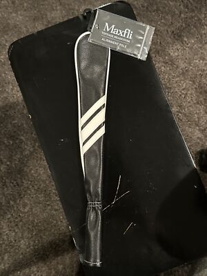 MAXFLI VINTAGE HEADCOVER ALIGNMENT POLE BLACK & WHITE BRAND NEW w TAGS ...