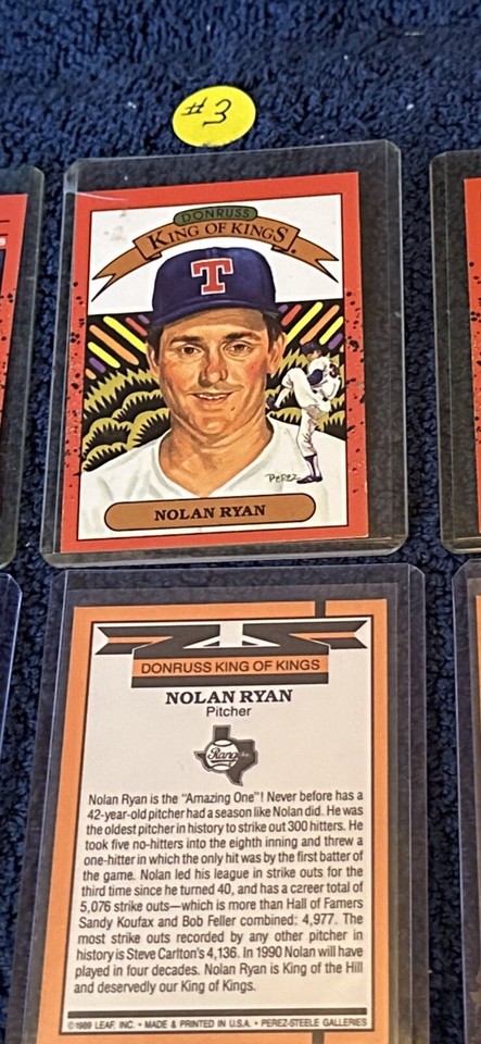 THREE ERROR Baseball Cards. SEE Description and Details. | eBay
