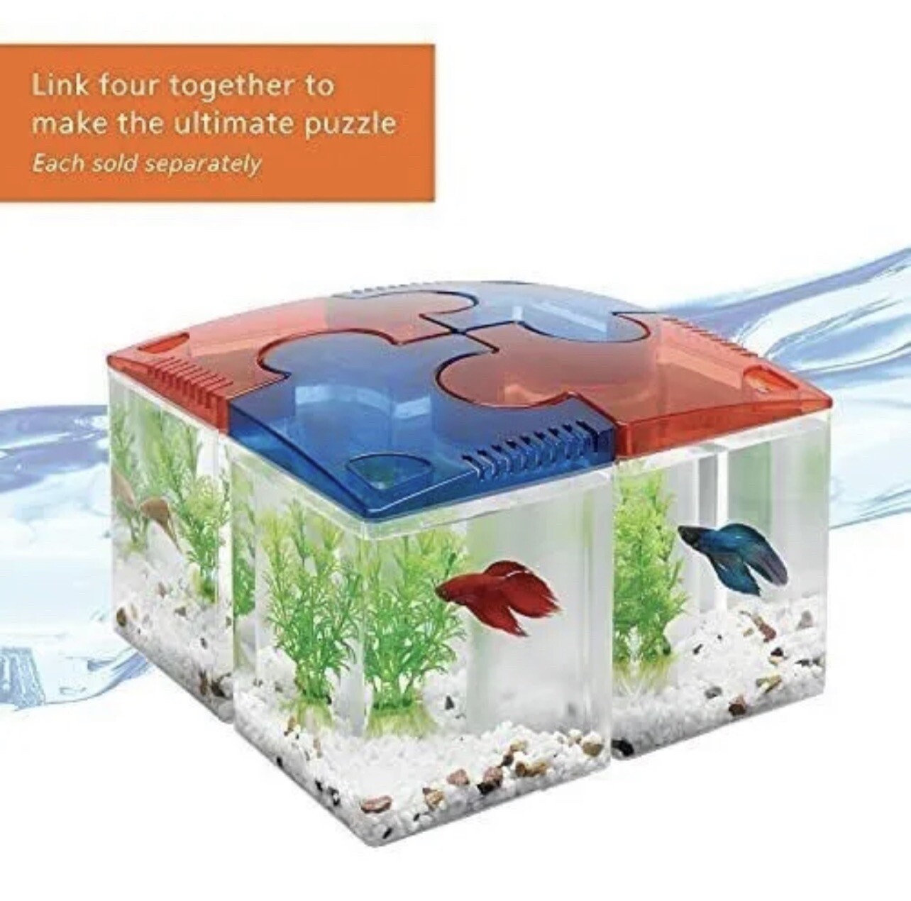 Aqueon Red Betta Puzzle Kit .5 Gal 015905012225 for sale online | eBay