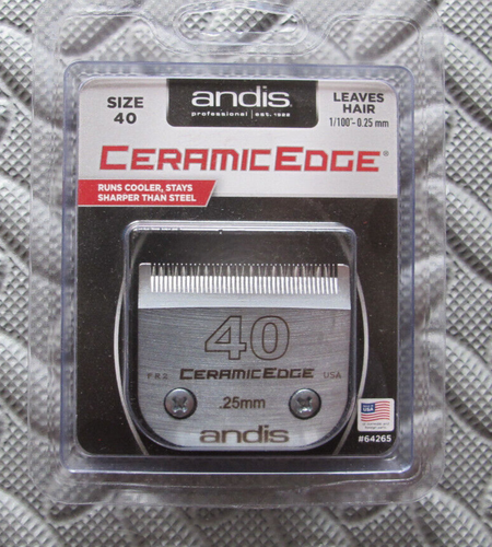 Andis Ceramic Edge Detachable Clipper Blade Size 40 885284774850 | eBay