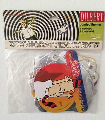 New Dilbert Comic Congratulations Jointed Banner 8.6 Ft Long | eBay