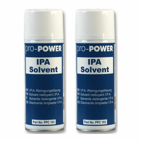 2x Pro Power 400ml IPA Solvent for Alcohol Cleaning Electrical ...
