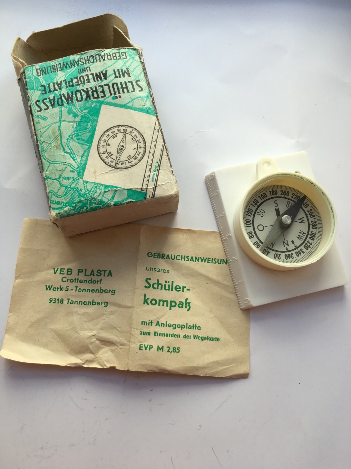 NOS VINTAGE COMPASS GDR GERMANY NOS VERY RARE NEW OLD STOCK HOT ...
