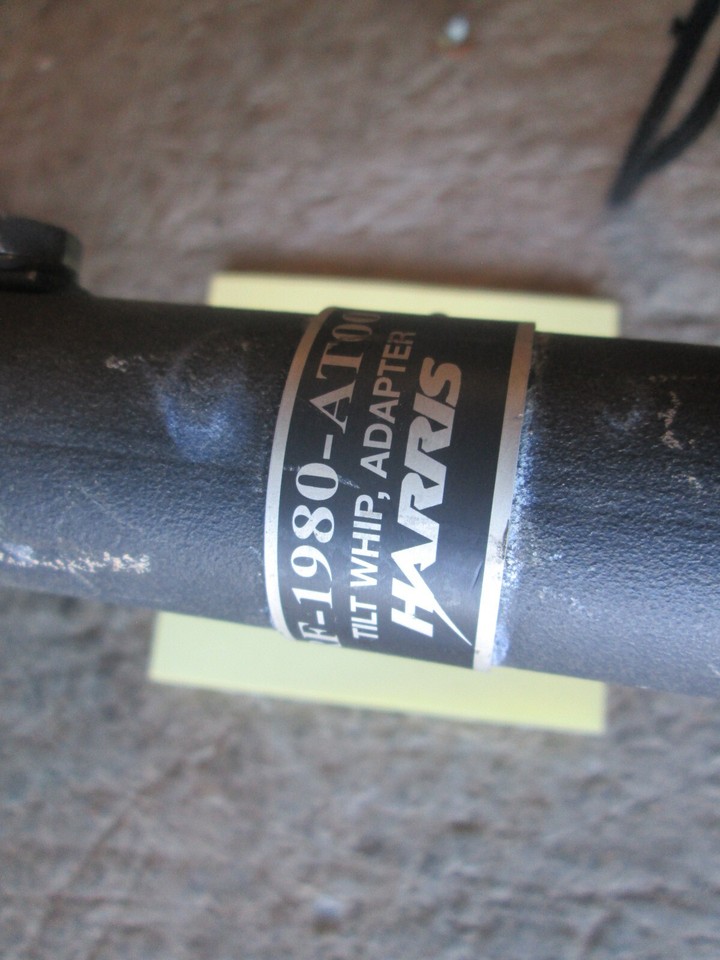 Used Harris Tilt Whip Adapter RF-1980-AT001, for HF Spring Base NVIS | eBay