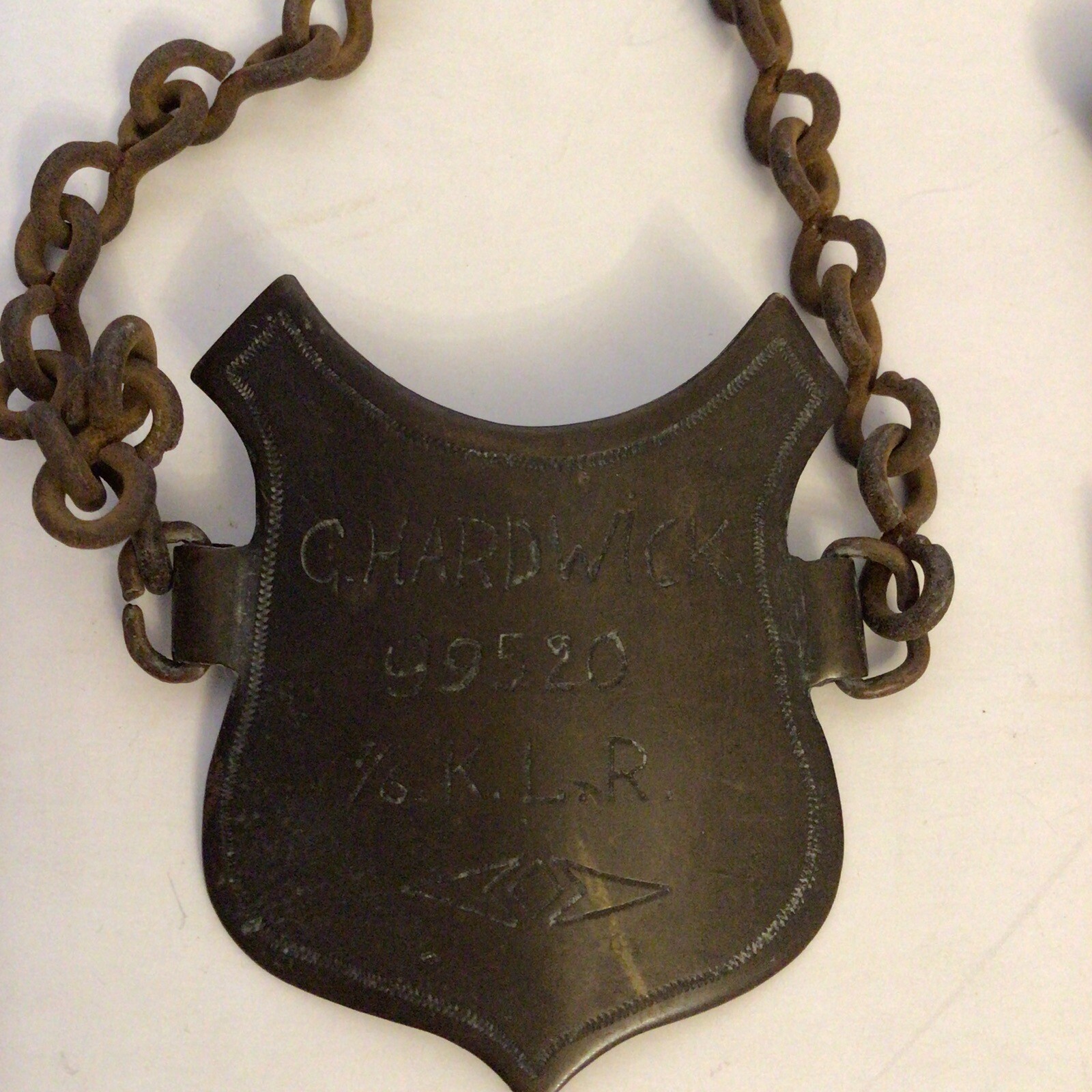 WW1 Dog Tags - G Hardwick 99520 Kings Liverpool Reg/Fire Brig Medal - W ...