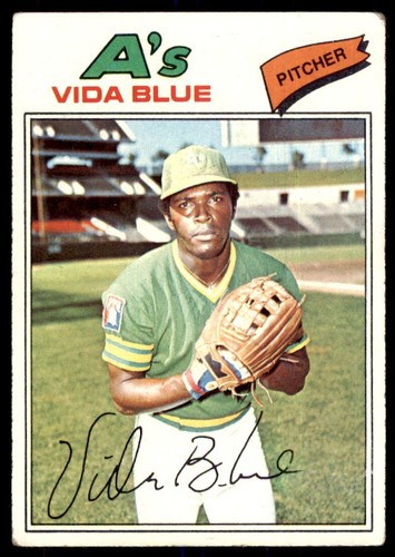 1977 Topps Vida Blue B Baseball Cards #230 | eBay